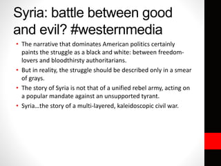 Syrian Civil War - History and Background | PPTX