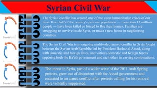 Syrian civil war | PPTX