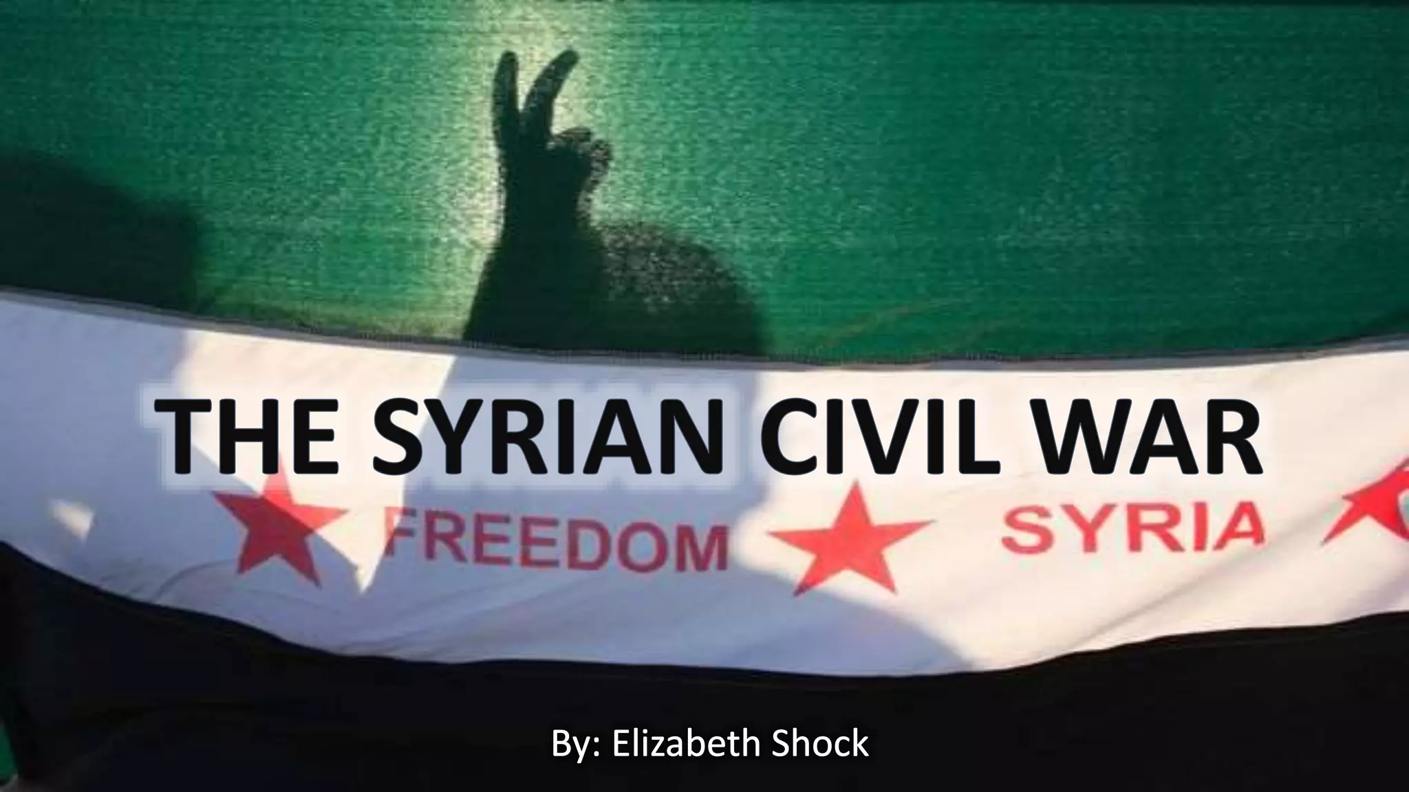 Syrian Civil War Presentation | PPTX