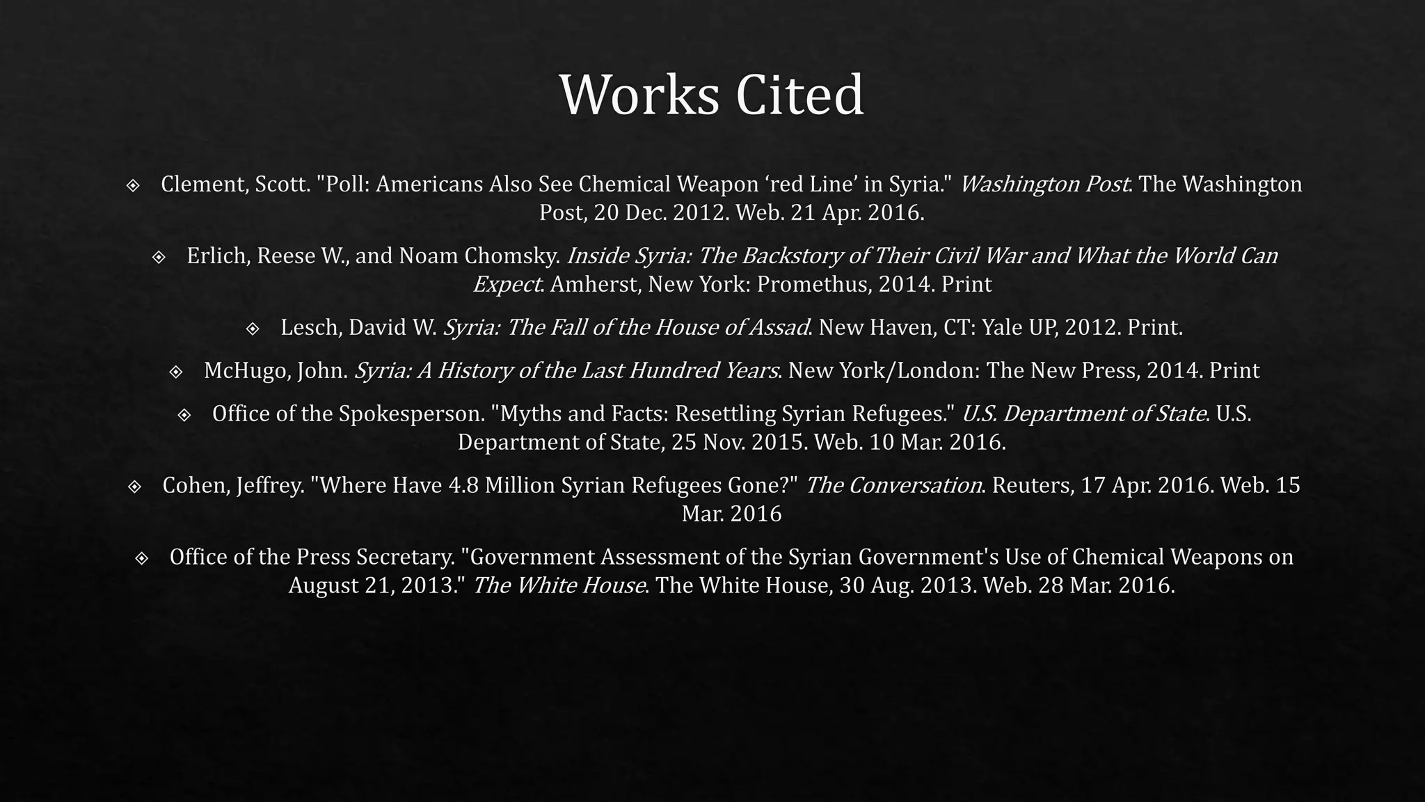 Syrian Civil War Presentation | PPTX