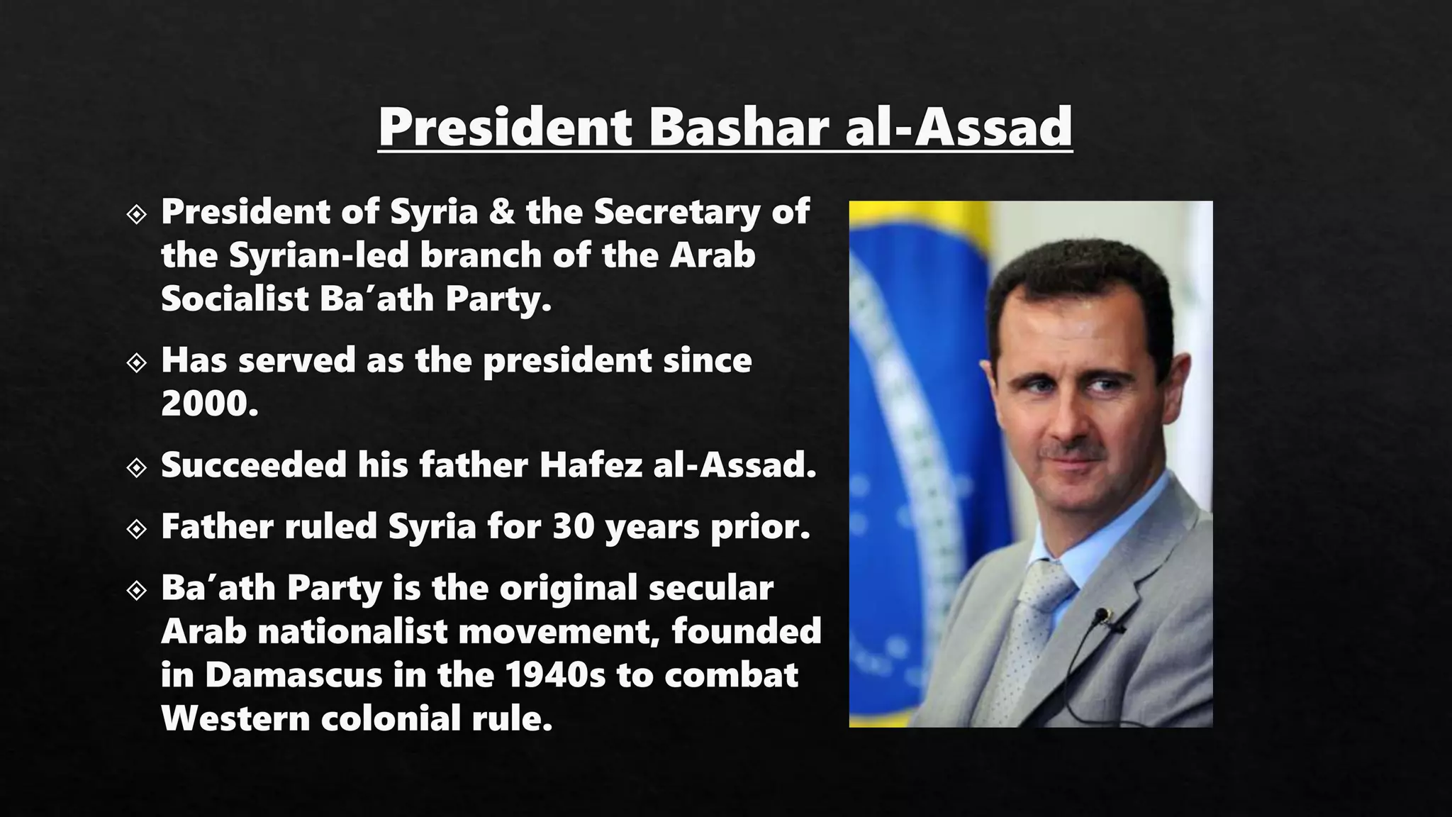 Syrian Civil War Presentation | PPTX