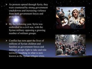 Syrian refugee crisis and the United Nations(UN) | PPT