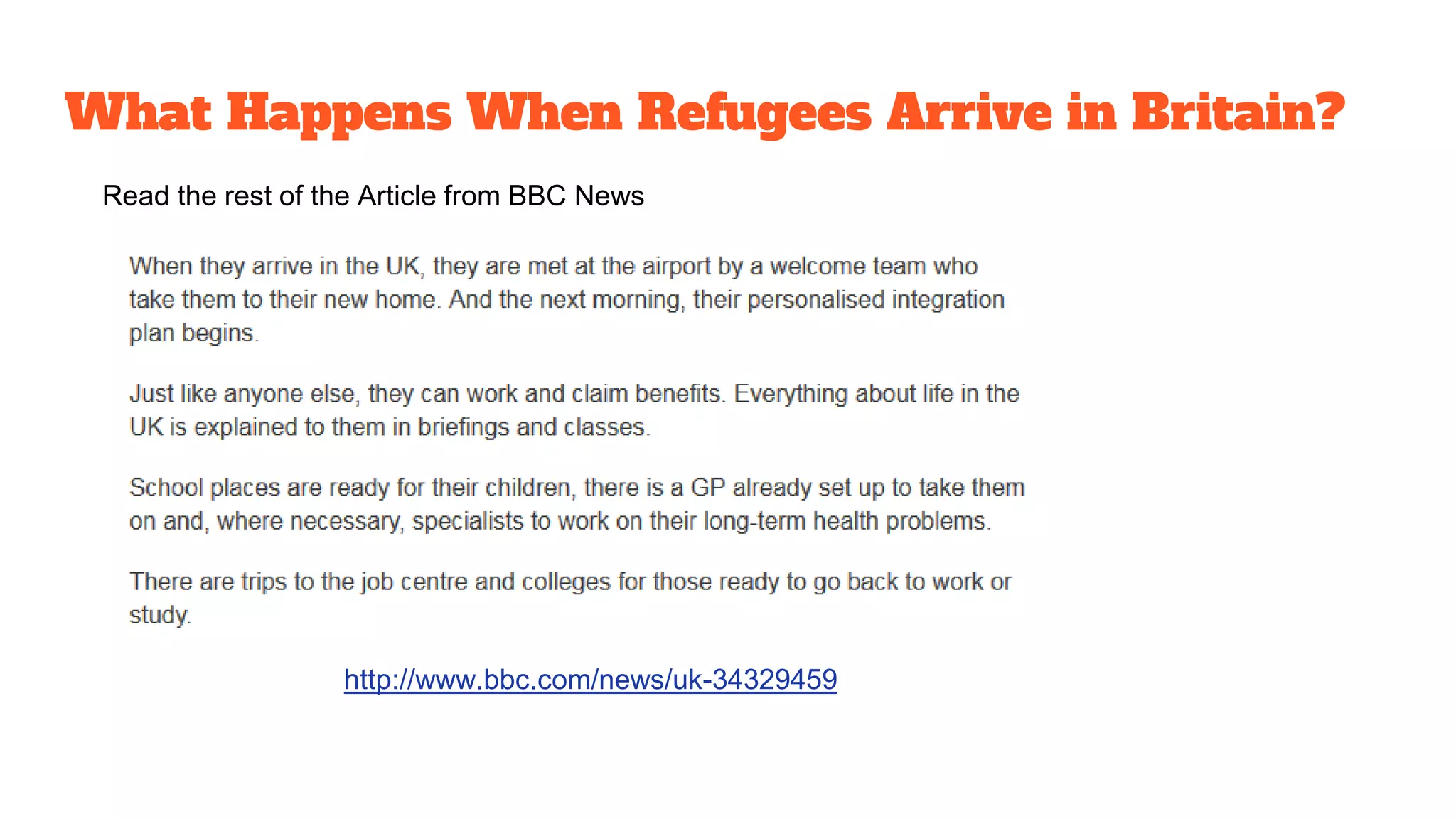 Syrian Refugees | PPT