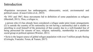 Syrian refugee crisis globally:Presentation.pptx