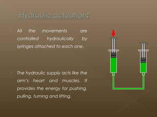 Hydraulic Arm With Syringes