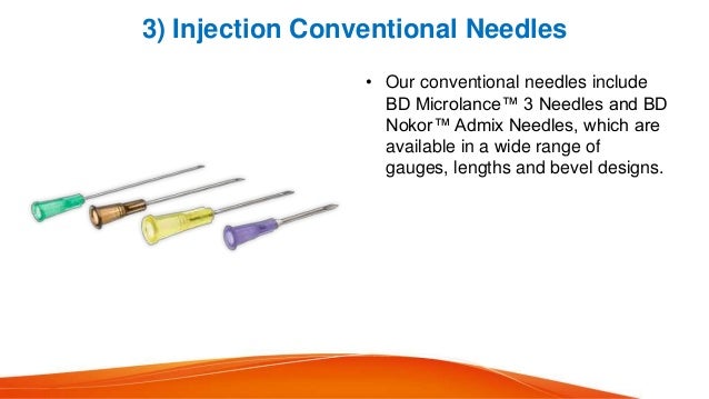 Syringe Needle, Disposable, Glass Syringe - BD (Becton Dickinson) | PPT