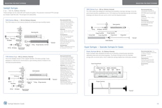 Syringe selection guide | PDF | Technology & Computing