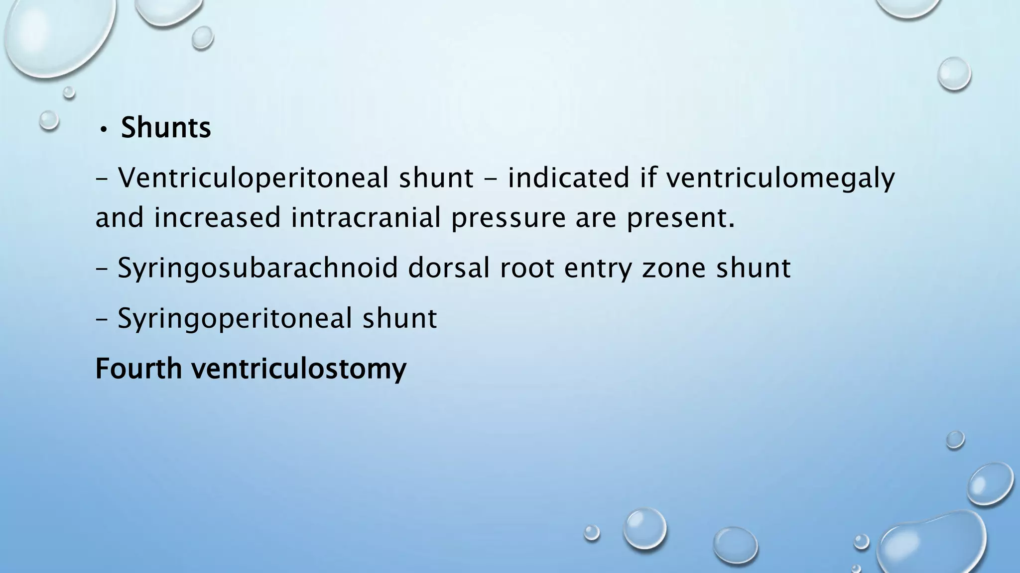 Syringomyelia | PPTX