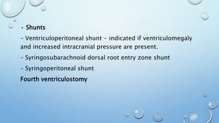 Syringomyelia | PPTX