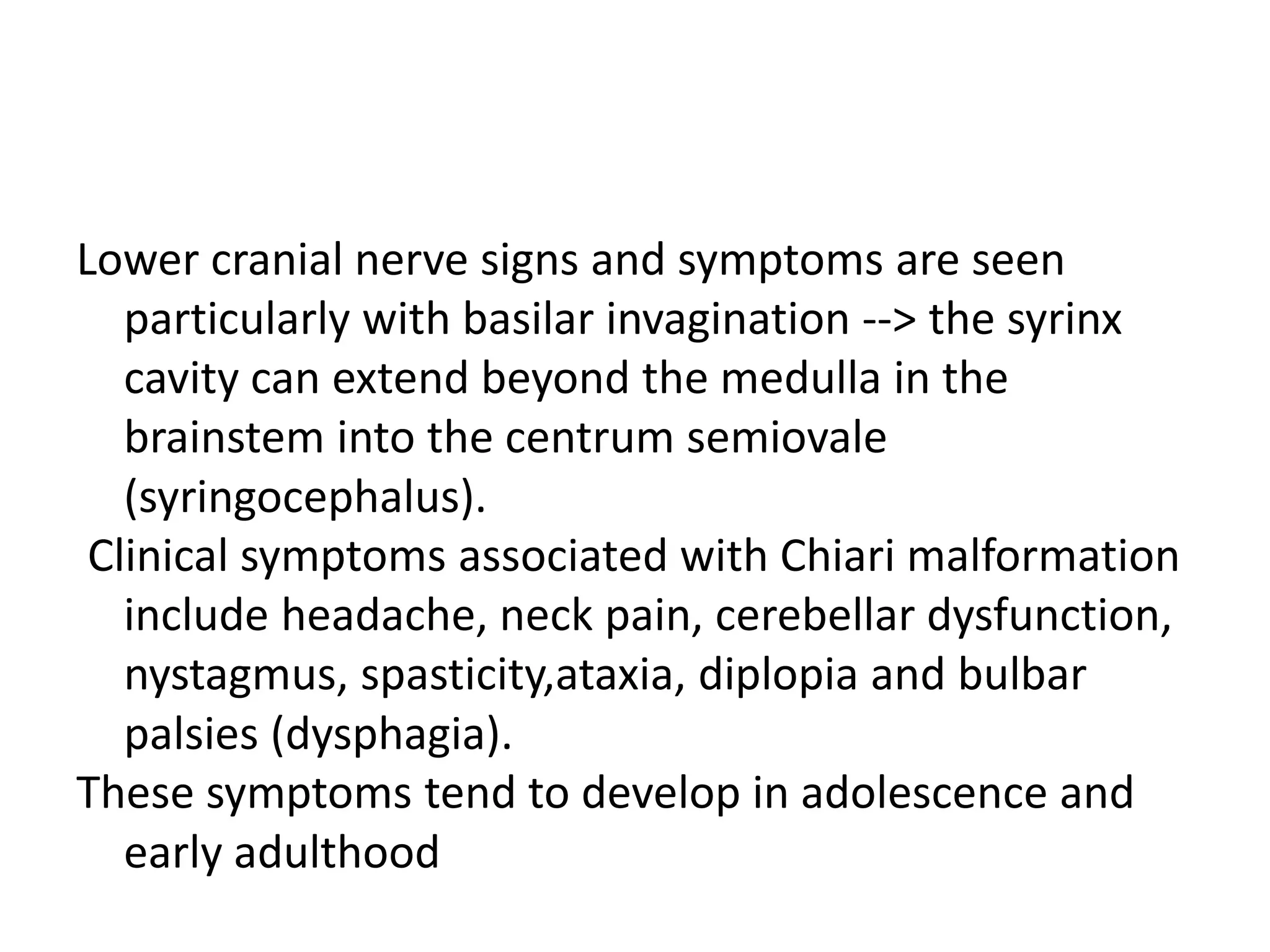Syringomyelia | PPT