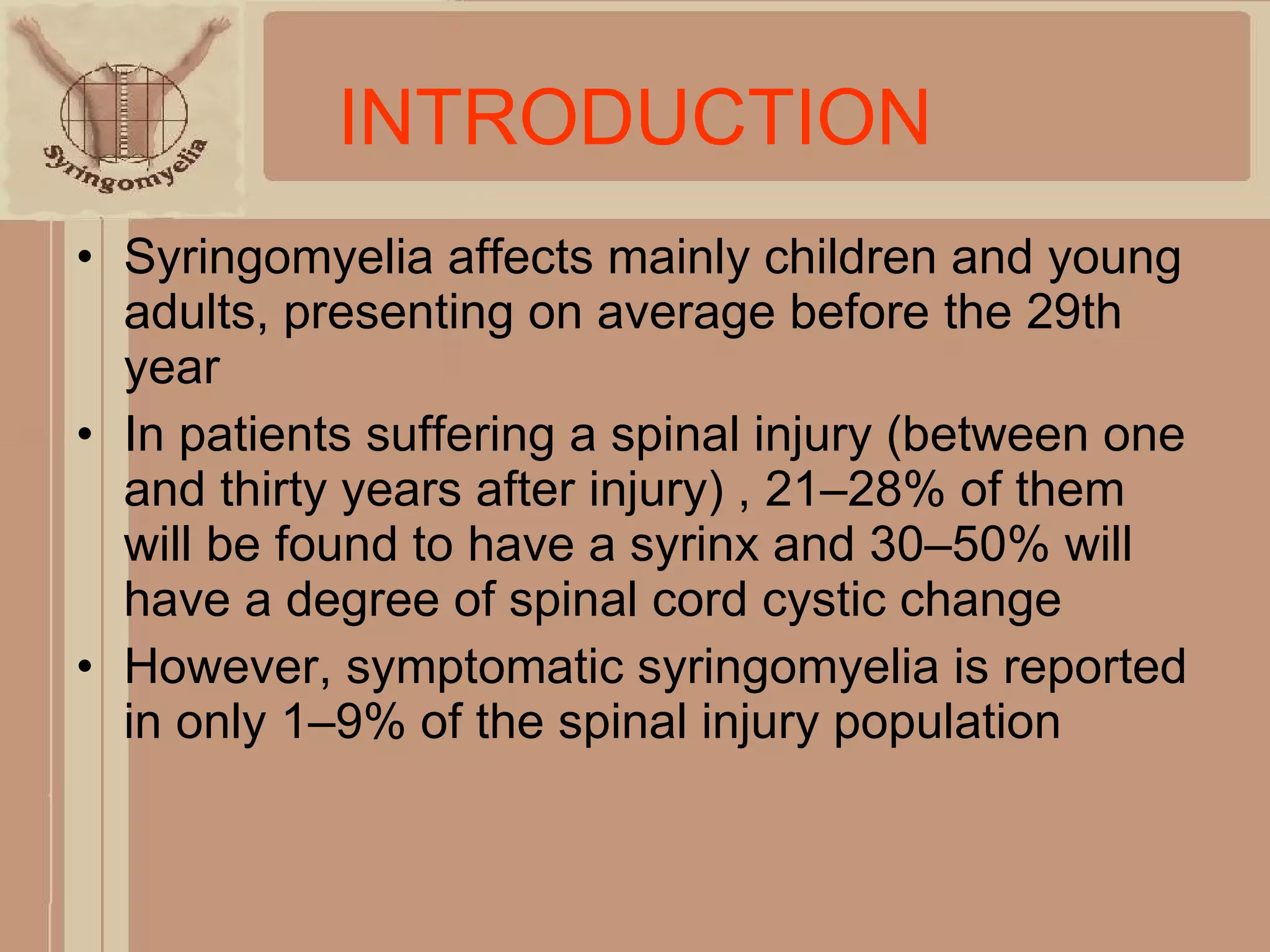 Syringomyelia | PPT
