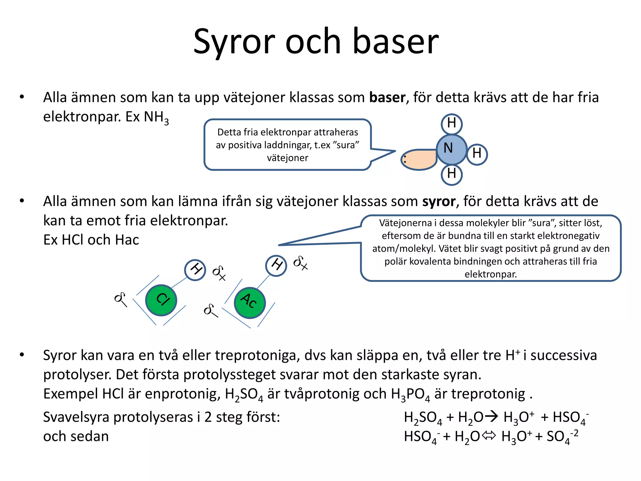Syror och baser grunder | PPTX