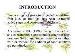 Syrup and jam | PPT