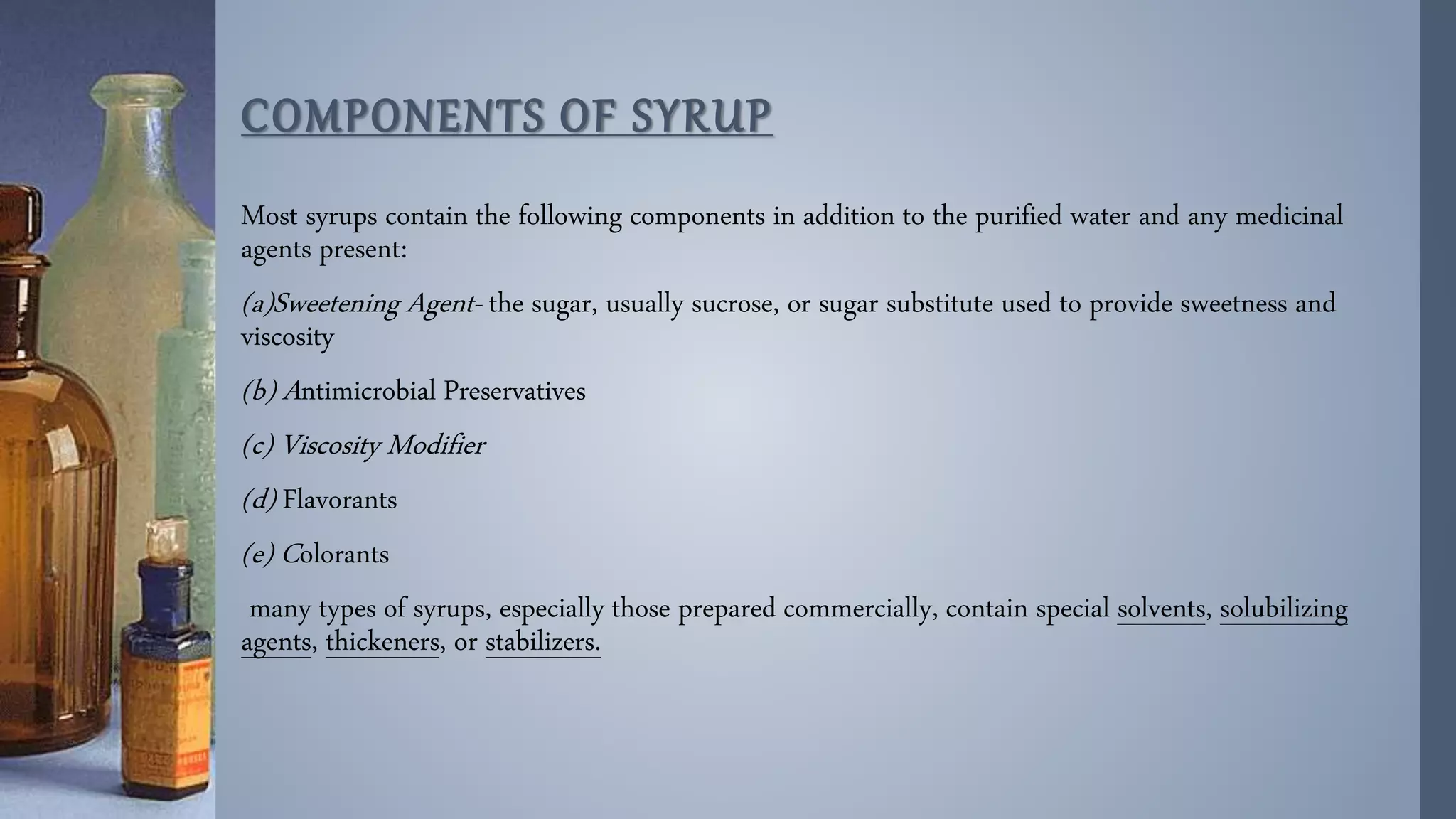 Pharmaceutical Syrup | PPTX