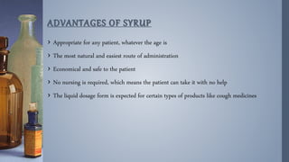 Pharmaceutical Syrup | PPTX