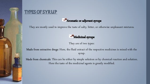 Pharmaceutical Syrup