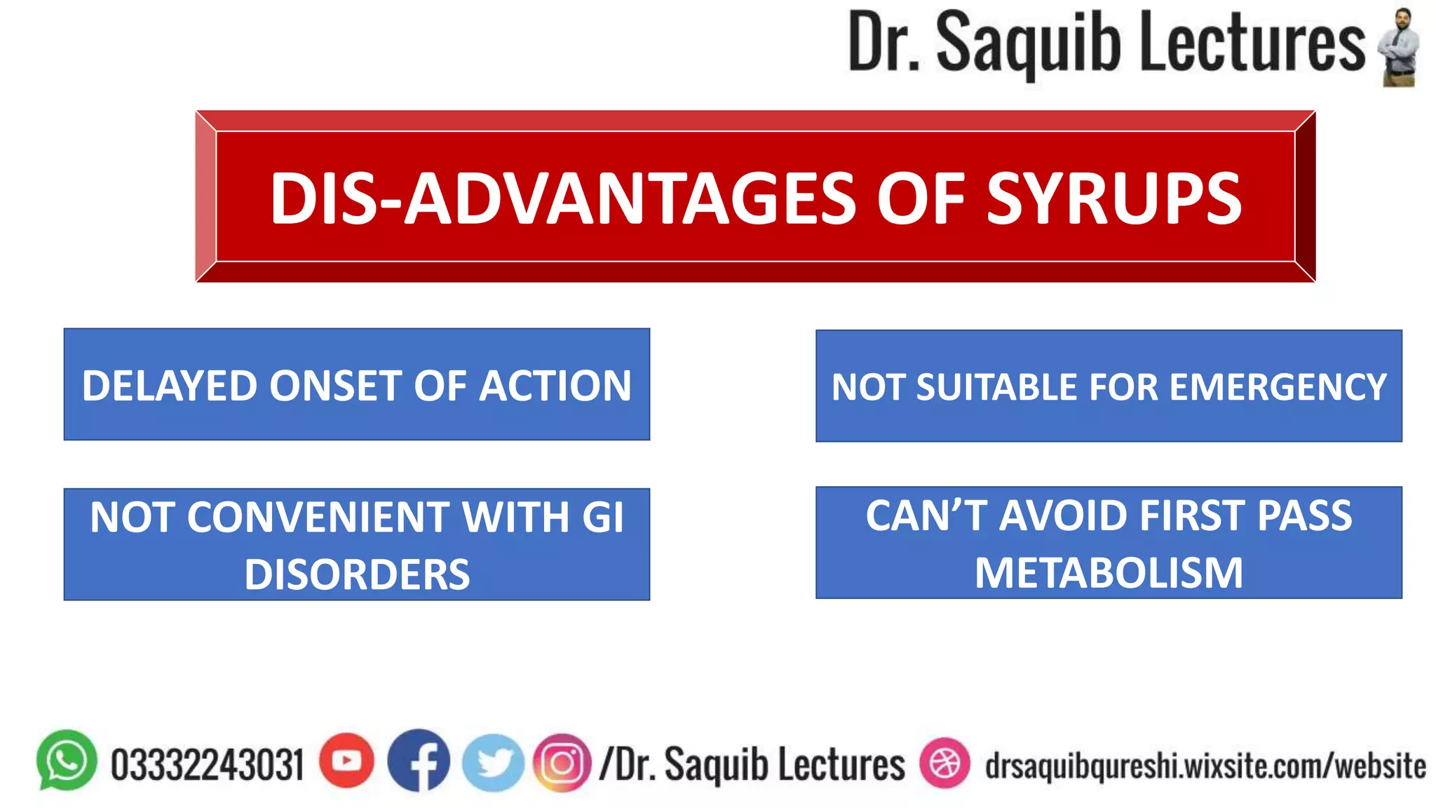 Pharmaceutical Syrups; Composition, Preparation and Examples | PPTX