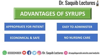 Pharmaceutical Syrups; Composition, Preparation and Examples | PPTX