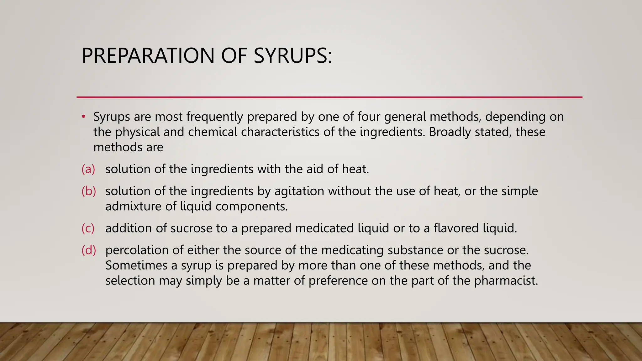 SYRUPS 2. Dosage form pharm D ppt must download | PPTX