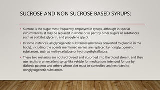 SYRUPS 2. Dosage form pharm D ppt must download | PPTX