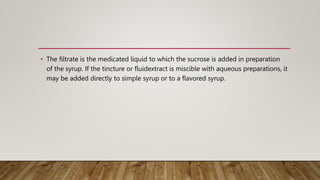 SYRUPS 2. Dosage form pharm D ppt must download | PPTX