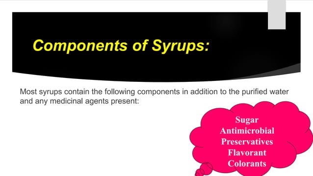 Syrups and elixirs | PPTX