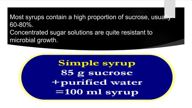 Syrups and elixirs | PPTX