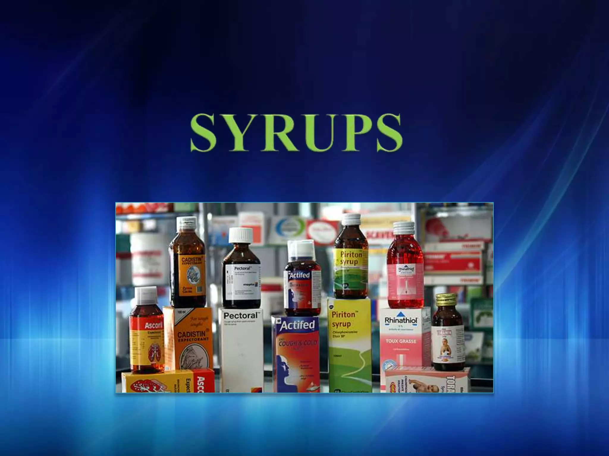 Syrups and elixirs | PPTX