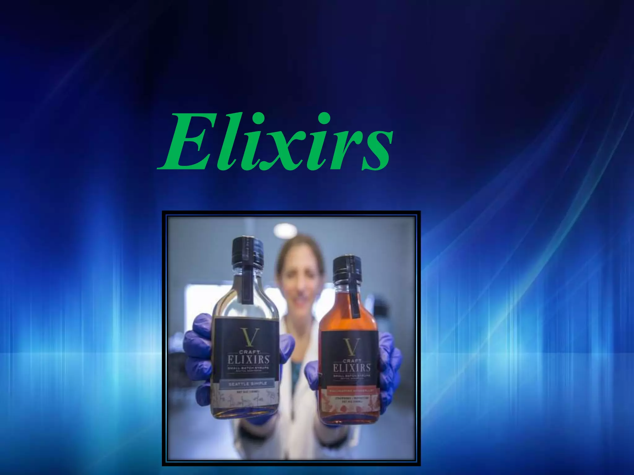 Syrups and elixirs | PPTX
