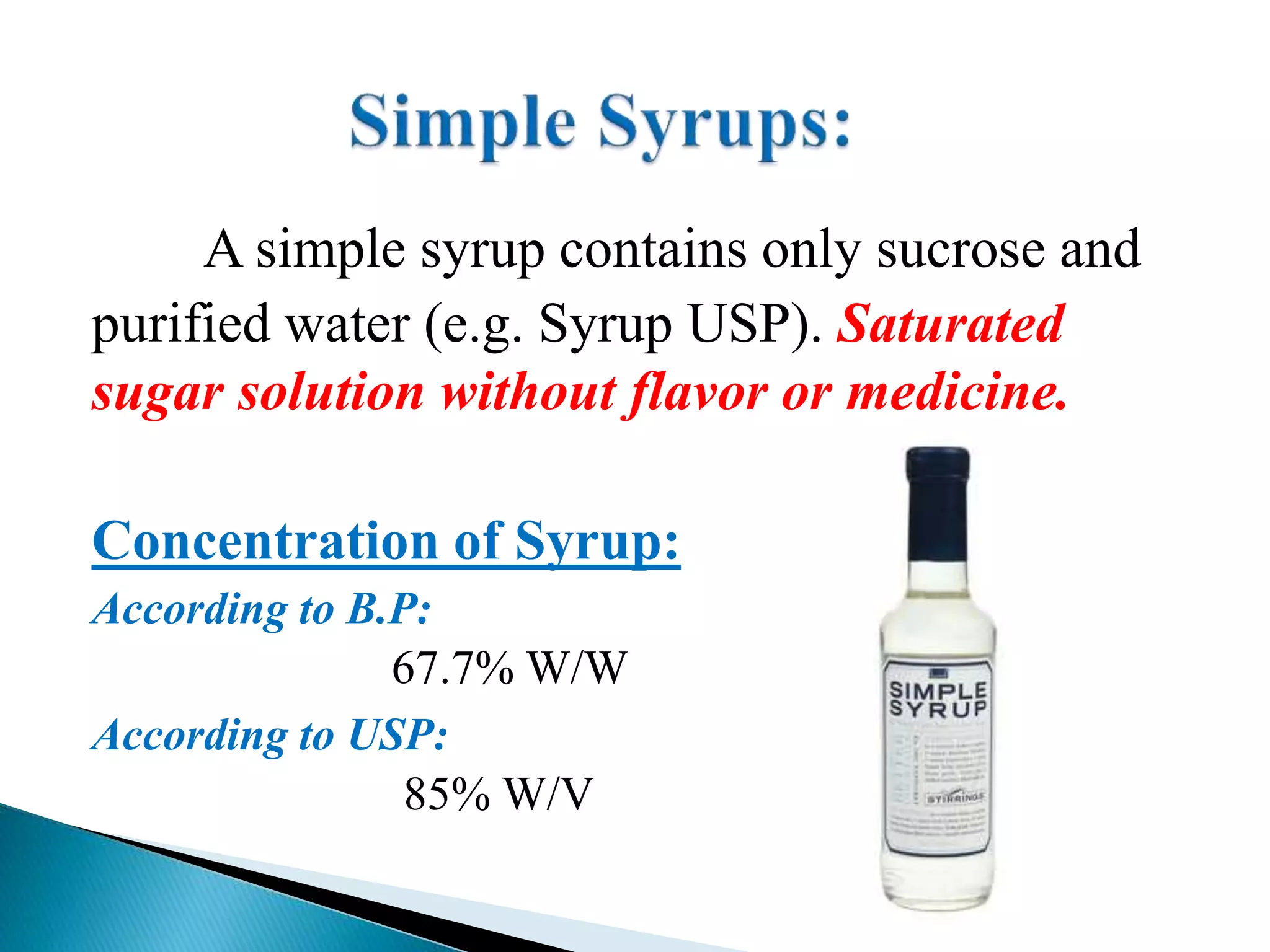 Syrups and elixirs | PPTX