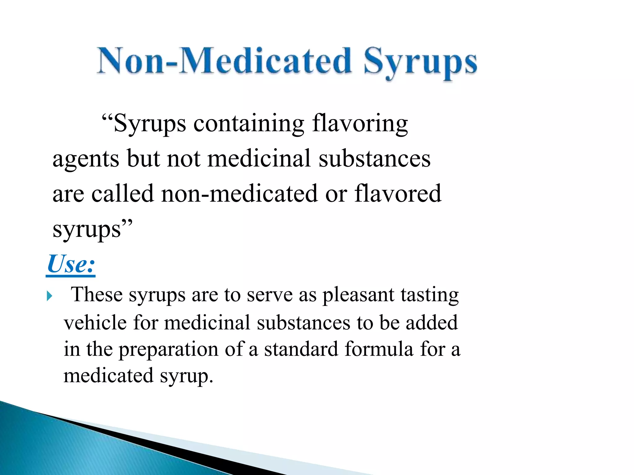 Syrups and elixirs | PPTX