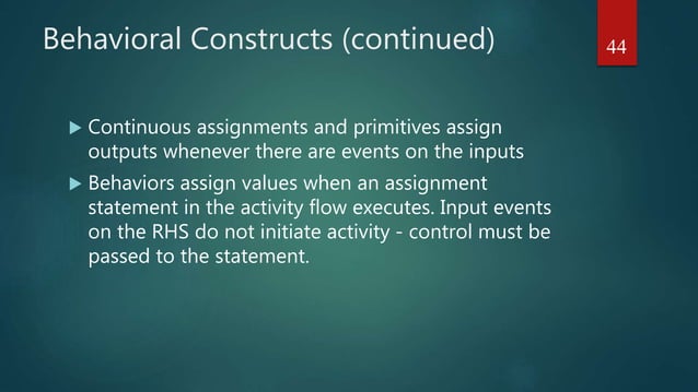 System Verilog Tutorial - VHDL | PPTX