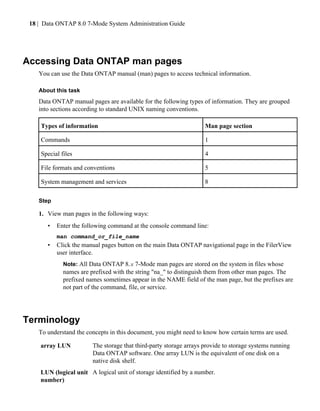 ONTAP : System Administration Guide NetApp, Inc. | PDF