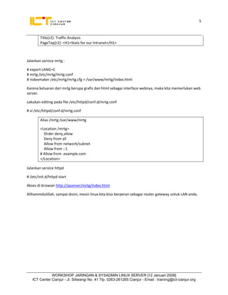 Sysadmin Jaringan Linux Server | PDF