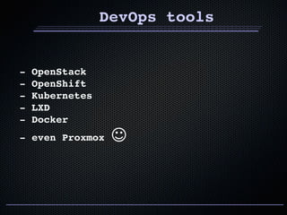 Sysadmin vs. dev ops | PPT