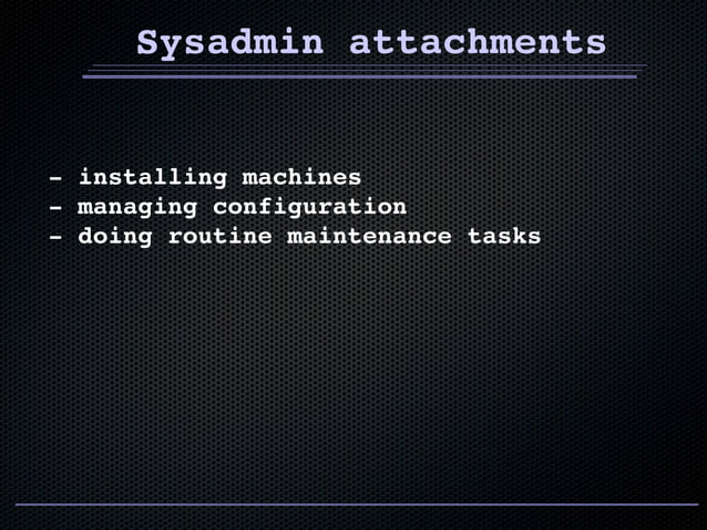 Sysadmin vs. dev ops | PDF | Operating Systems | Computer Software and Applications