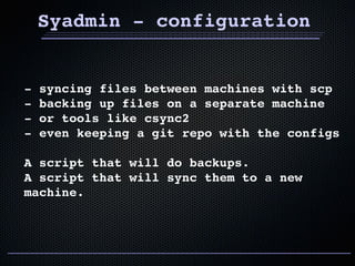 Sysadmin vs. dev ops | PPT