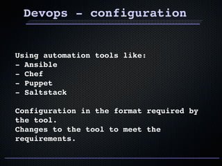 Sysadmin vs. dev ops | PPT