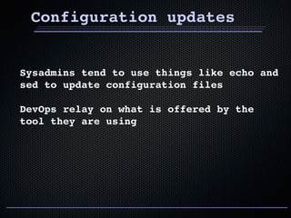 Sysadmin vs. dev ops | PPT