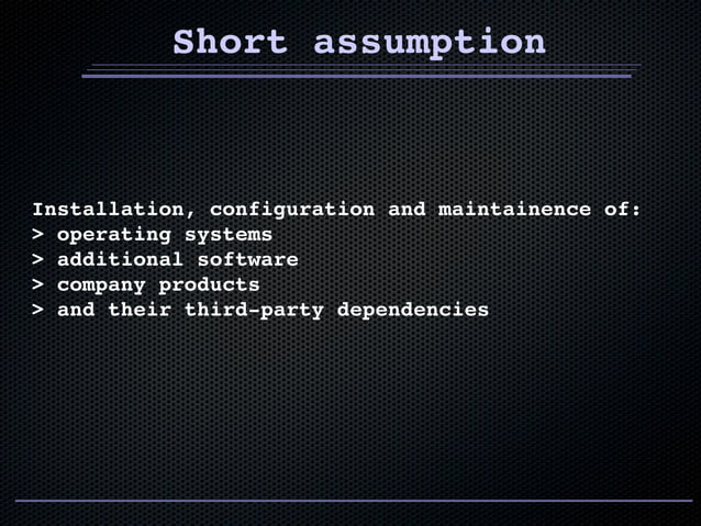 Sysadmin vs. dev ops | PDF | Operating Systems | Computer Software and Applications