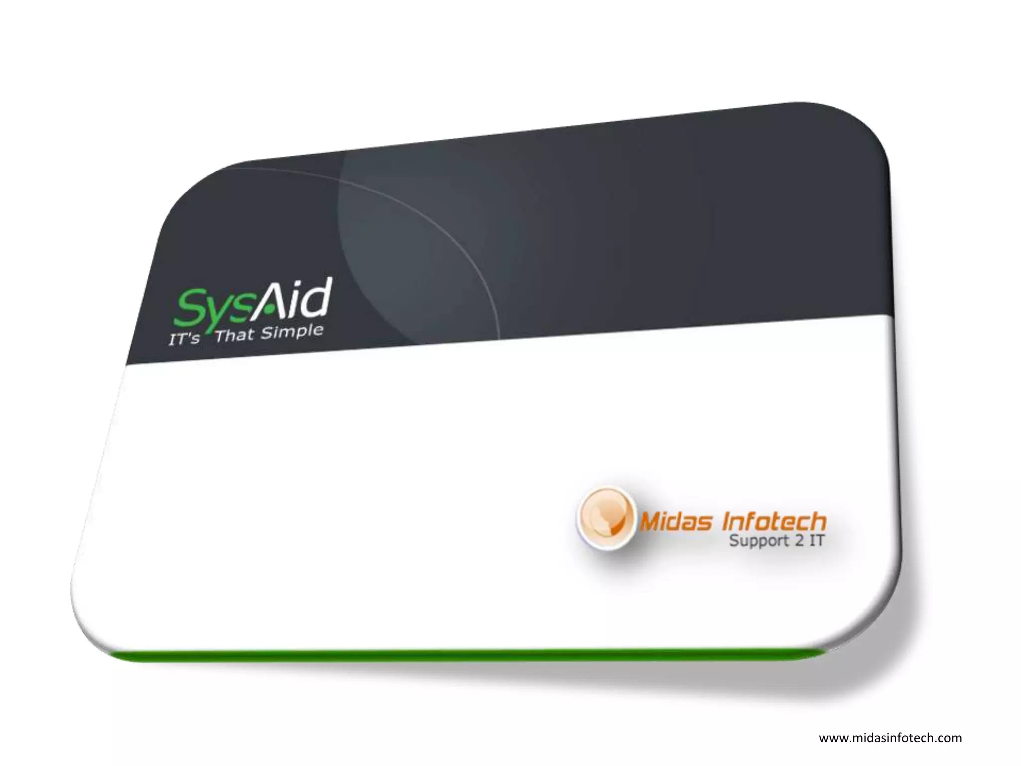 SysAid Presentation V.7 | PPTX | Computer Software and Applications ...