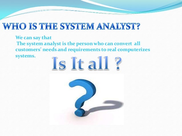 System Analyst