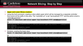 5G Network Slicing Using Mininet | PPTX
