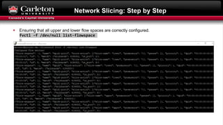 5G Network Slicing Using Mininet | PPTX | Computer Networking | Computing