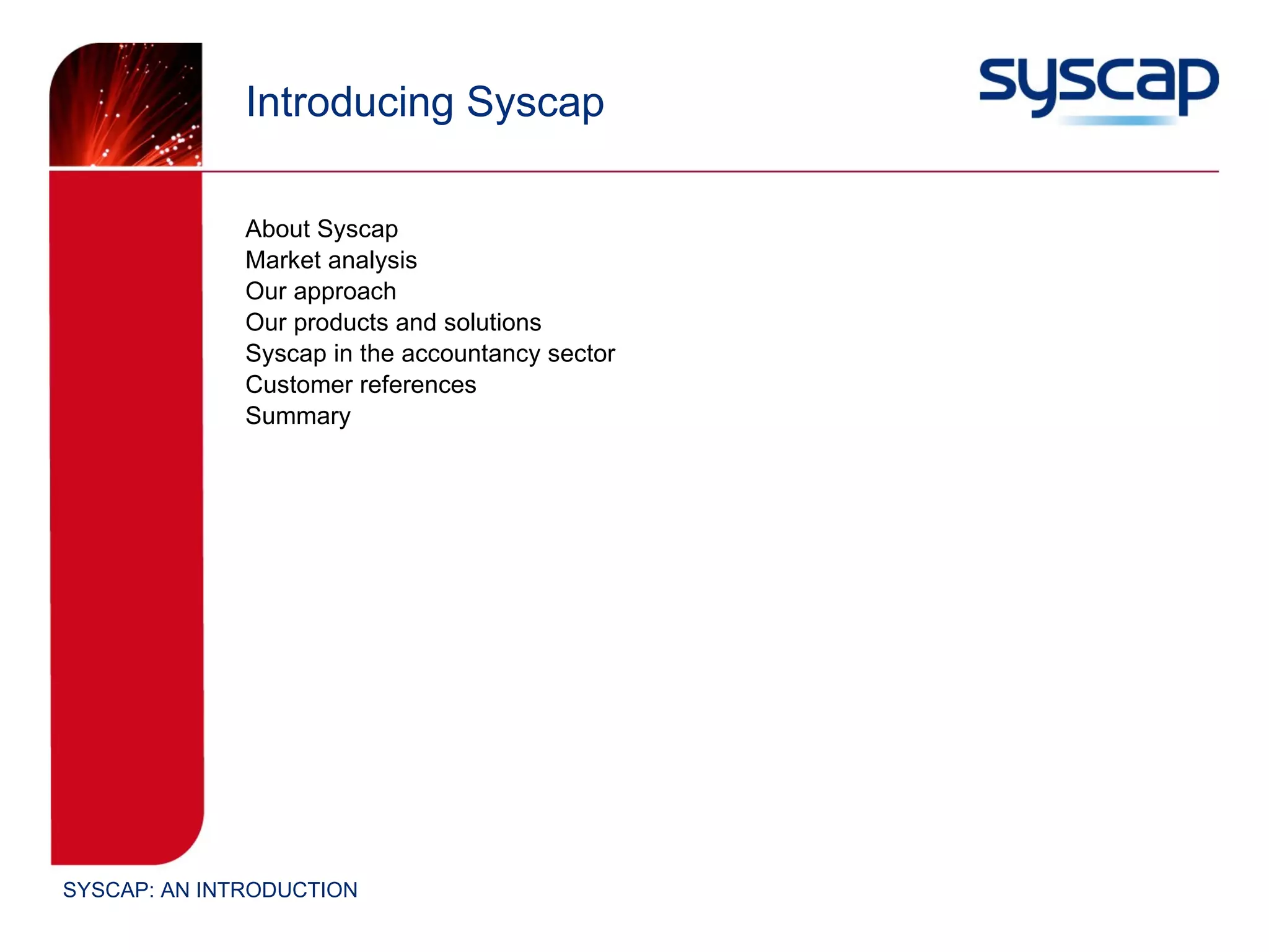 Syscap Accountancy Introduction | PPT
