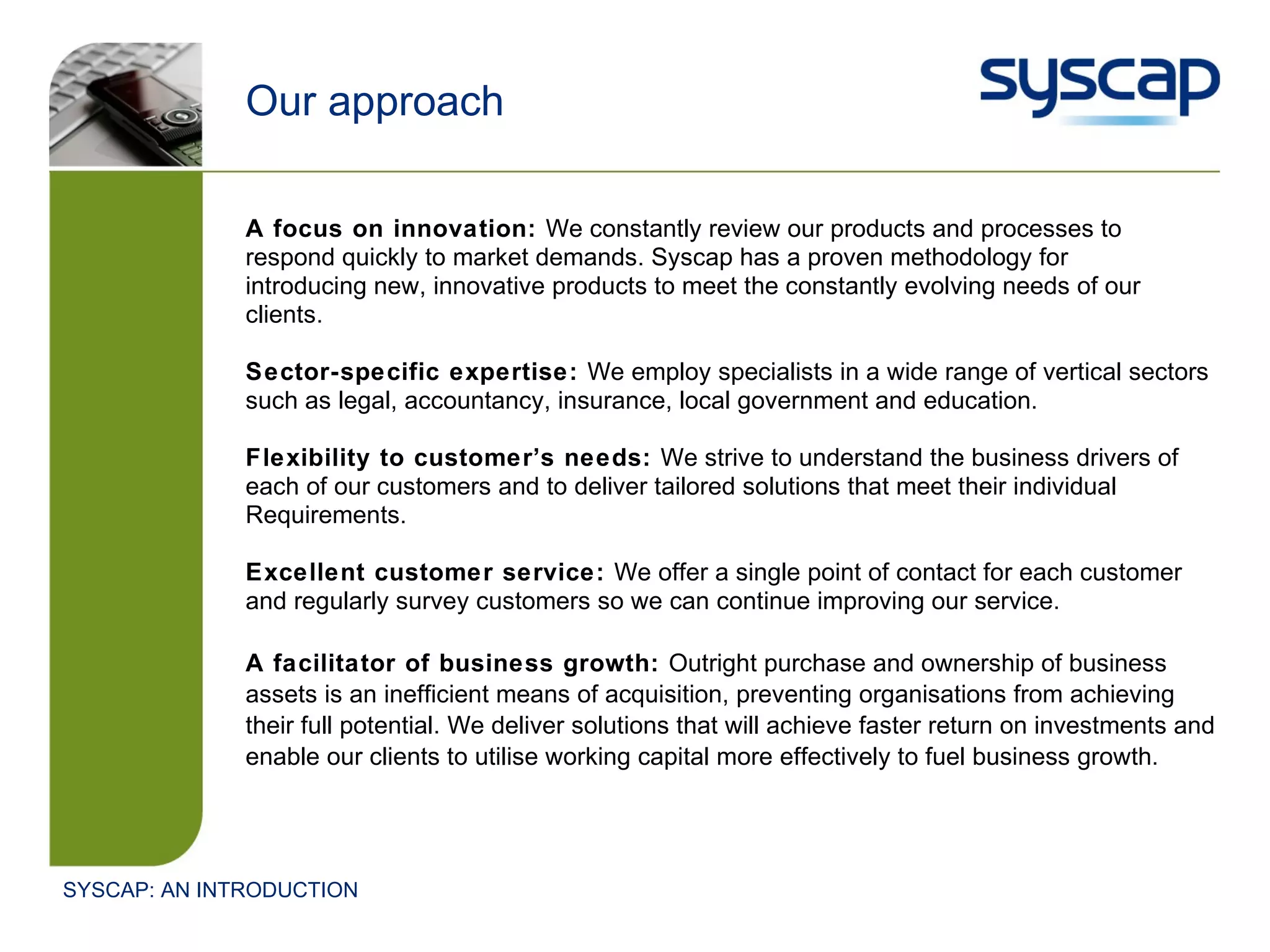 Syscap Accountancy Introduction | PPT
