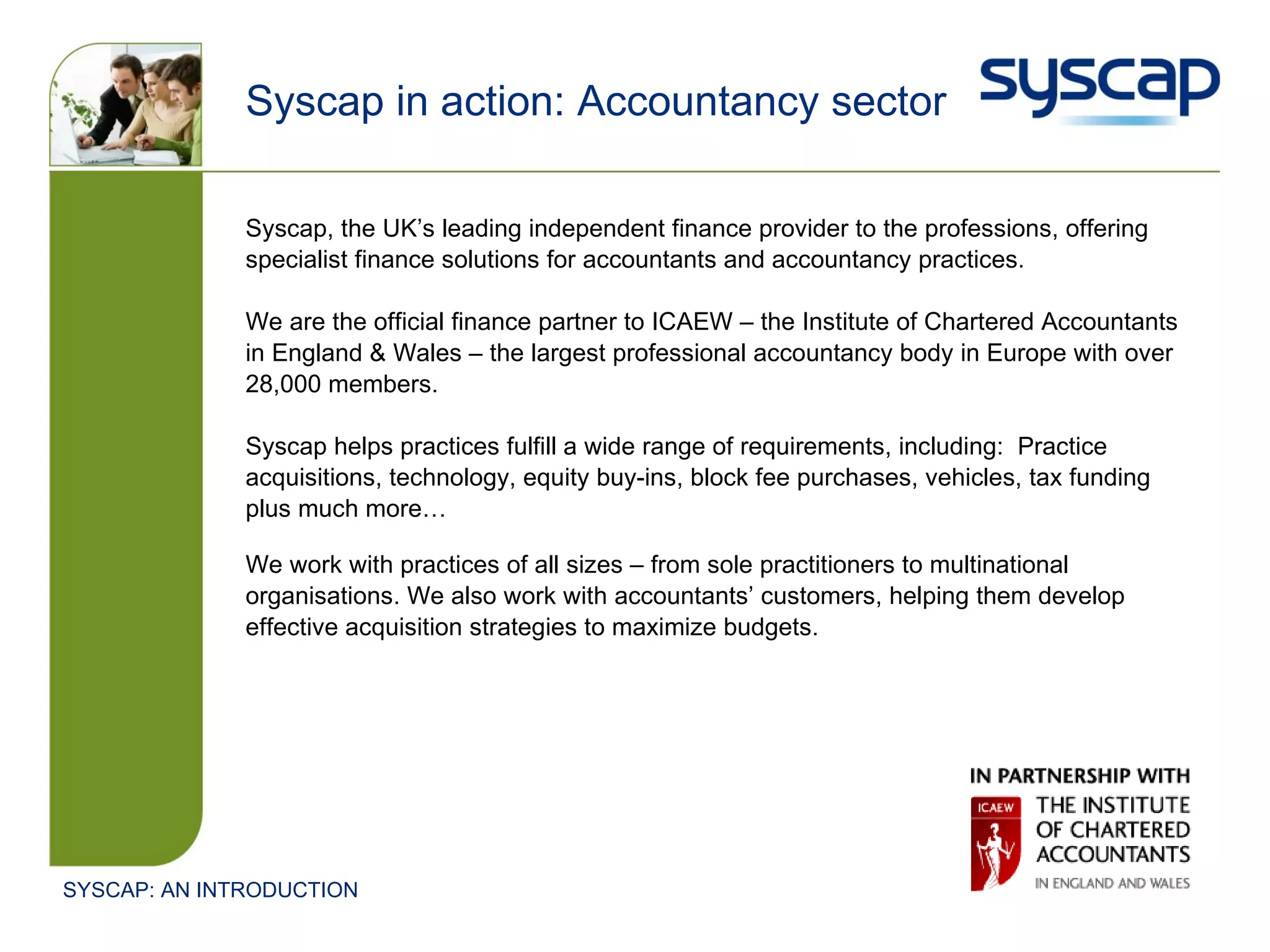 Syscap Accountancy Introduction | PPT