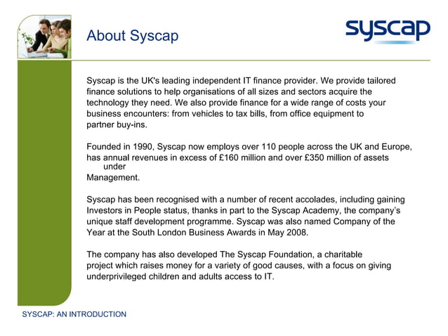 Syscap Accountancy Introduction | PPT