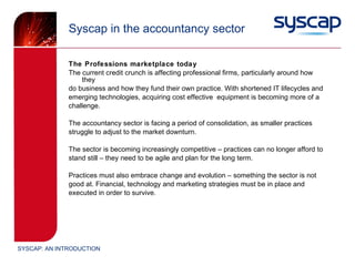 Syscap Accountancy Introduction | PPT