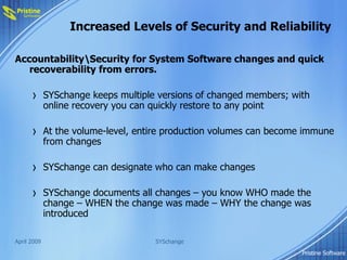 Mainframe Audit and Systems Software Manageability | PPT
